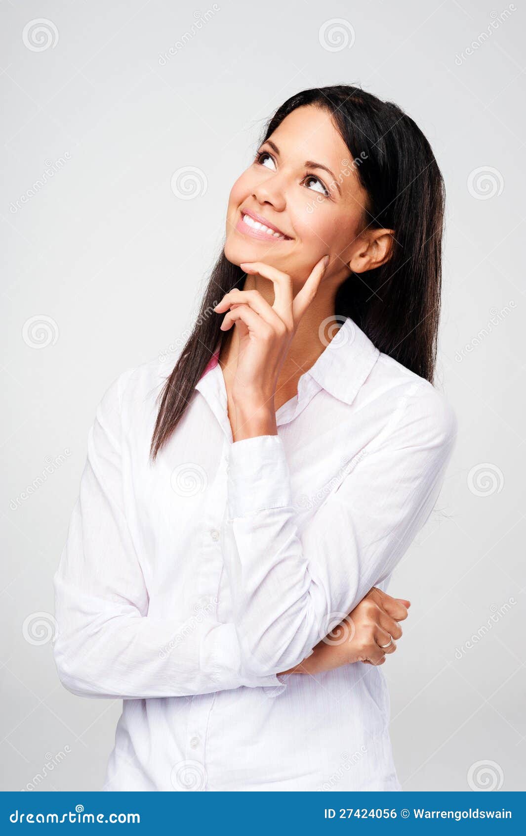 Thoughtful woman stock photo. Image of beauty, expression - 27424056