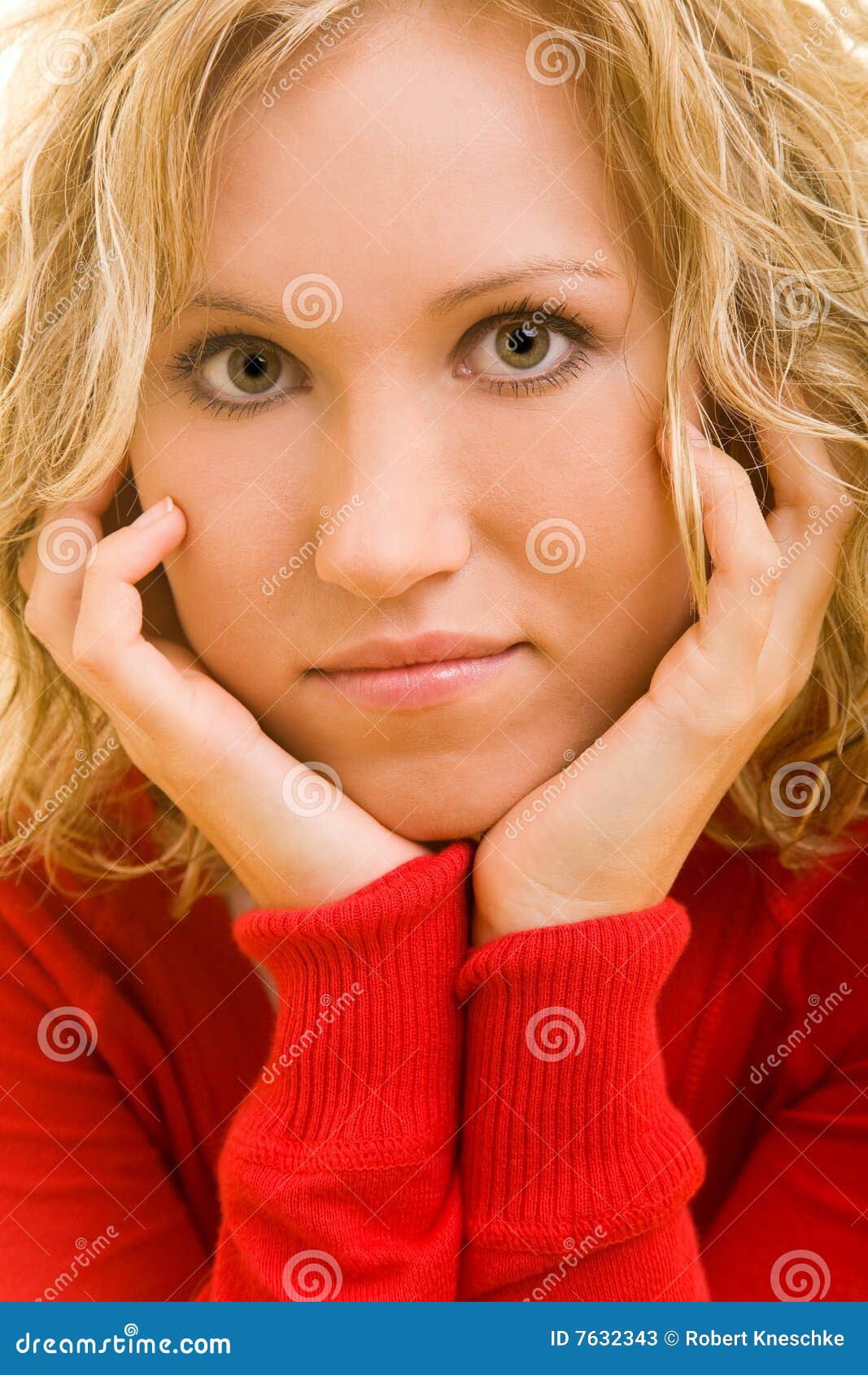 Thoughtful woman stock image. Image of long, front, anticipation - 7632343