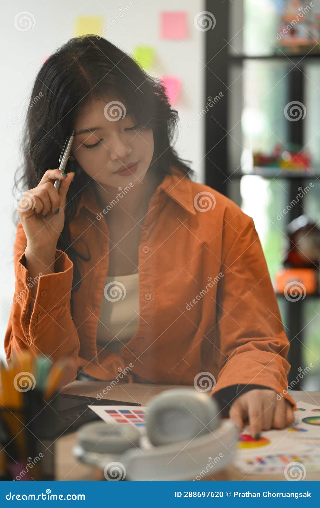 Thoughtful Young Entrepreneur Thinking, Solving Problem and Review ...