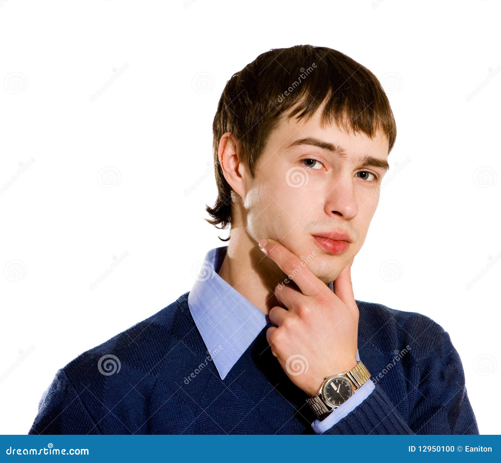 Thoughtful young man stock photo. Image of face, background - 12950100 Thoughtful young man stock photo. Image of face, background - 12950100