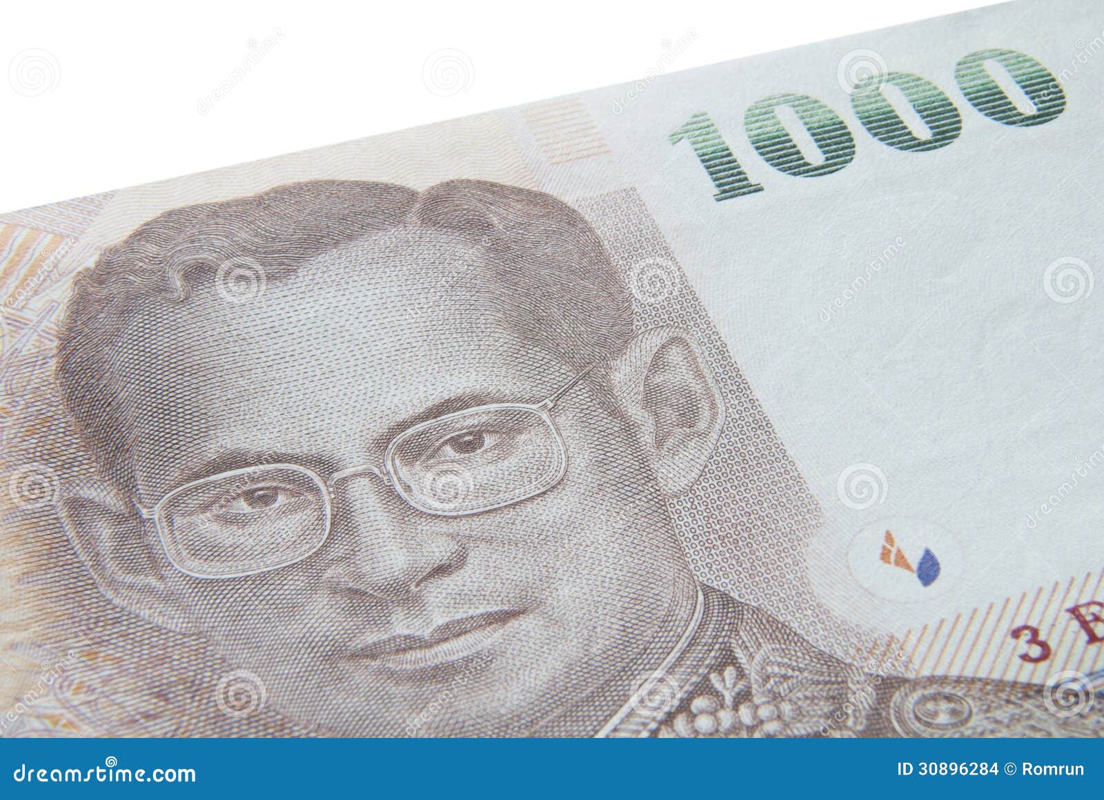 Thousand baht thai note stock photo. Image of currency - 30896284