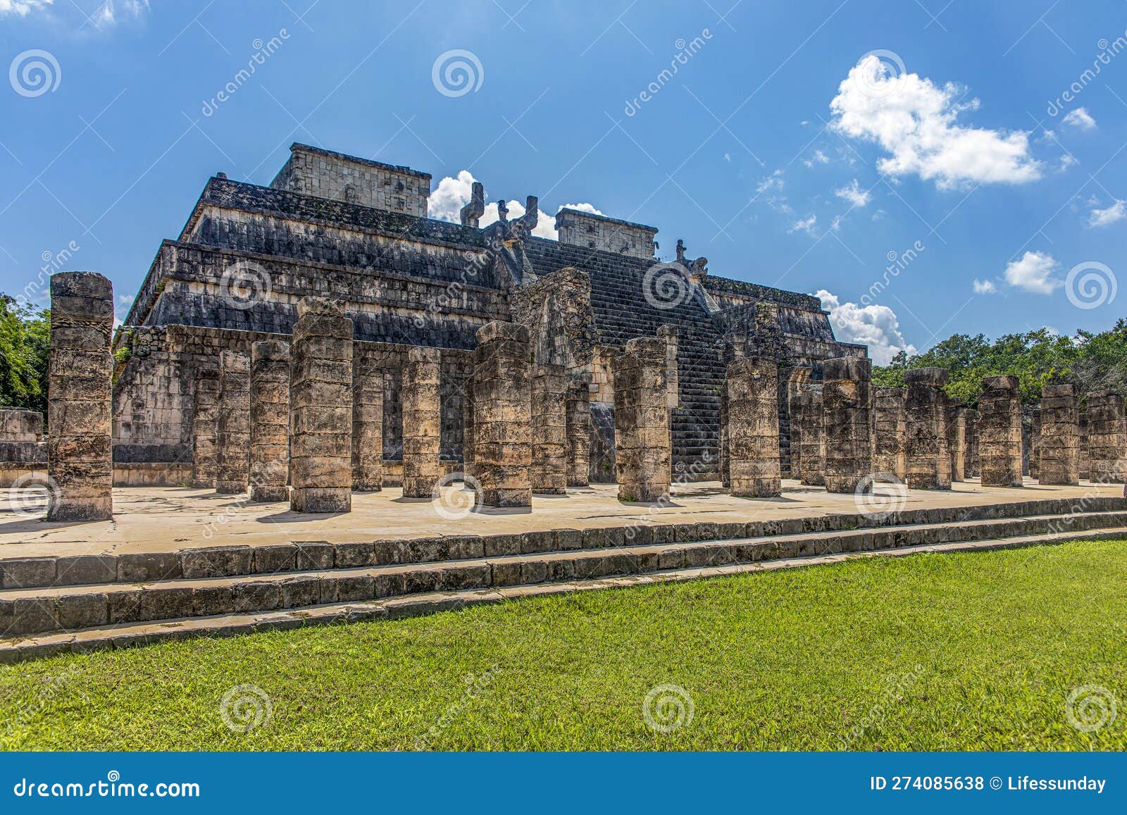 The Thousand Columns and the Temple of the Warriors of the ...