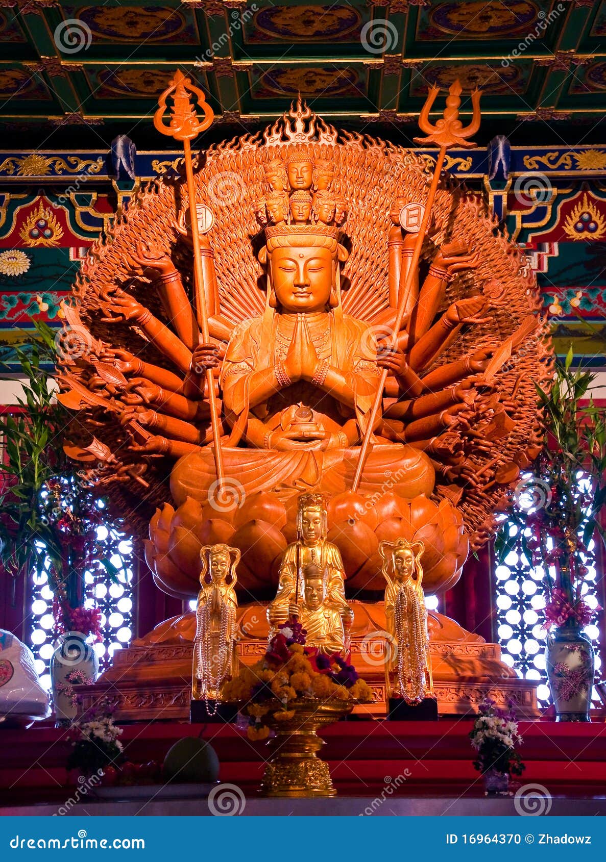 Thousand-Hand Bodhisattva stock photo. Image of culture - 16964370