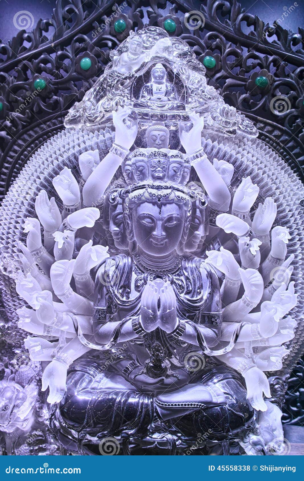 Thousand-hand Bodhisattva stock photo. Image of buddhism - 45558338