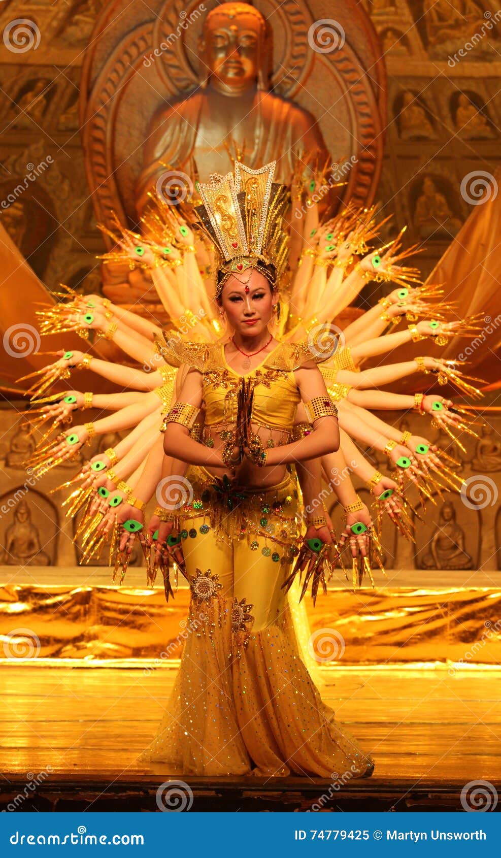 Thousand Hand Dance In China Editorial Photo | CartoonDealer.com #74778187