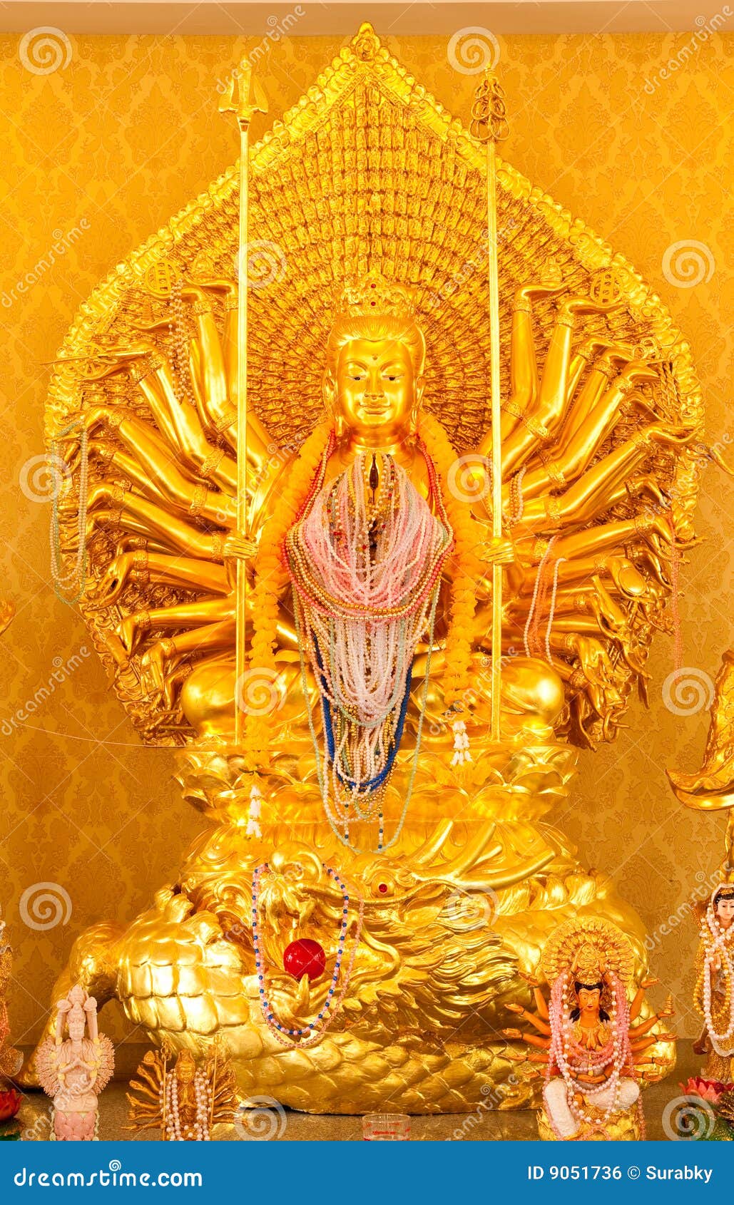 Thousand Hands God in Chinese Culture Stock Photo - Image of peace ...