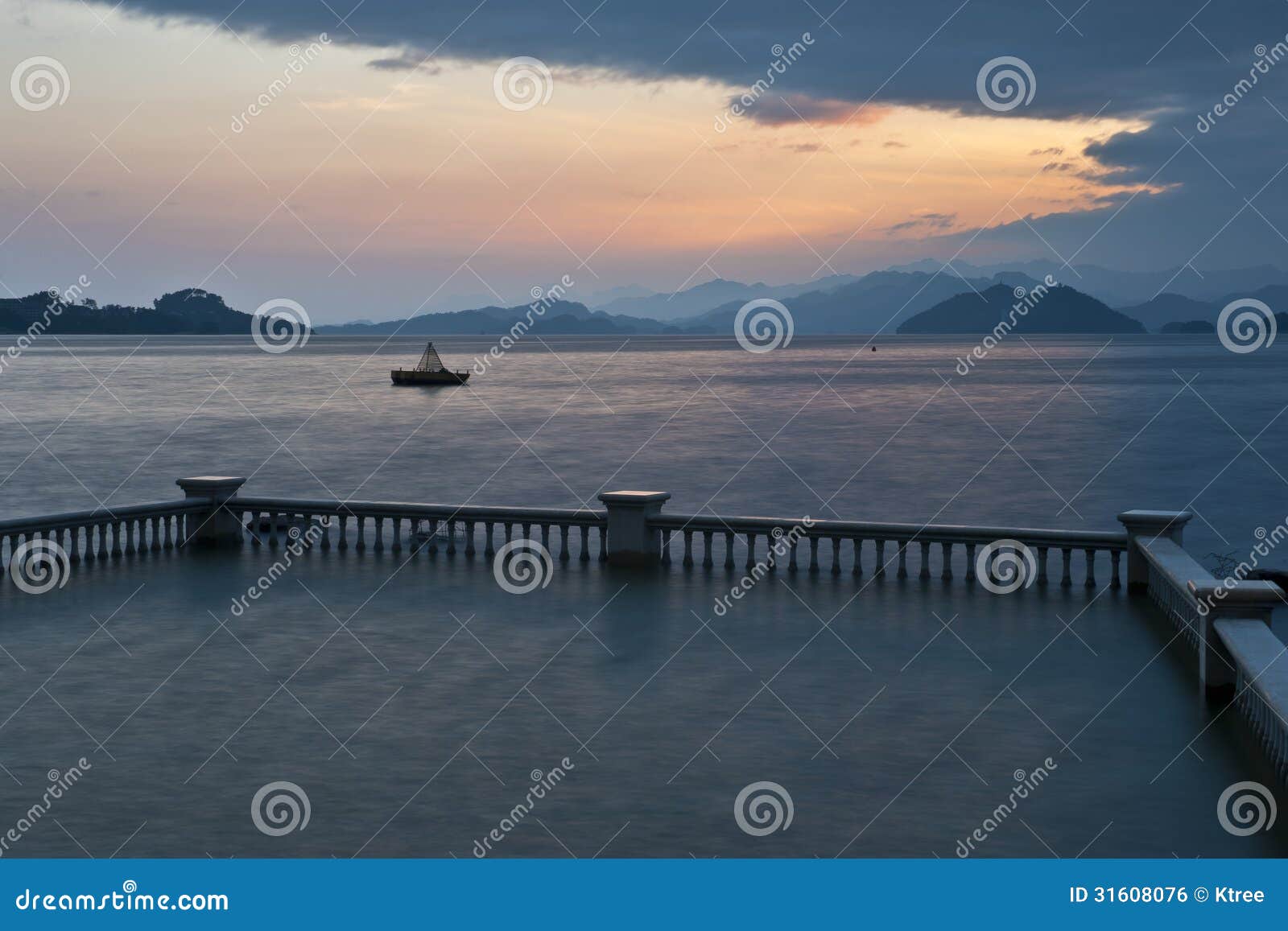 Thousand Islands Lake stock photo. Image of asia, shore - 31608076