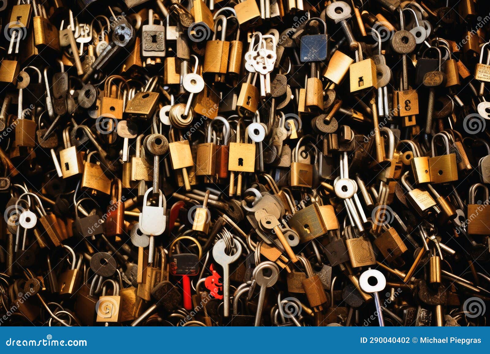 A Thousand Locks and Keys Background Stock Photo - Image of keyhole ...