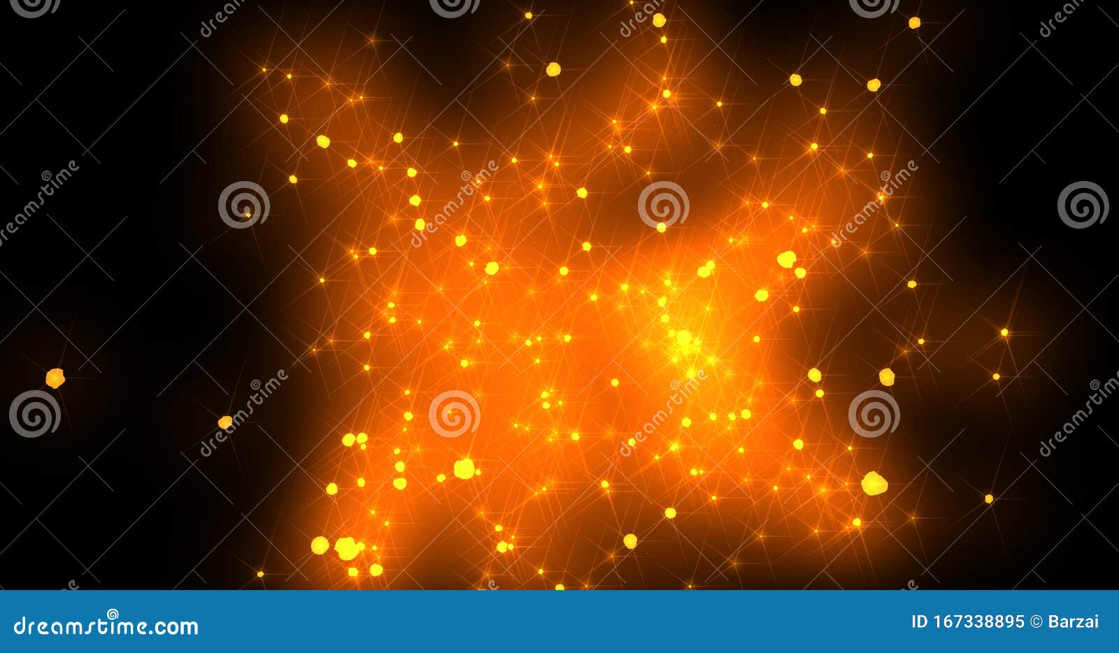A Thousand of Stars Glowing in a Back Backdrop. Stock Illustration ...