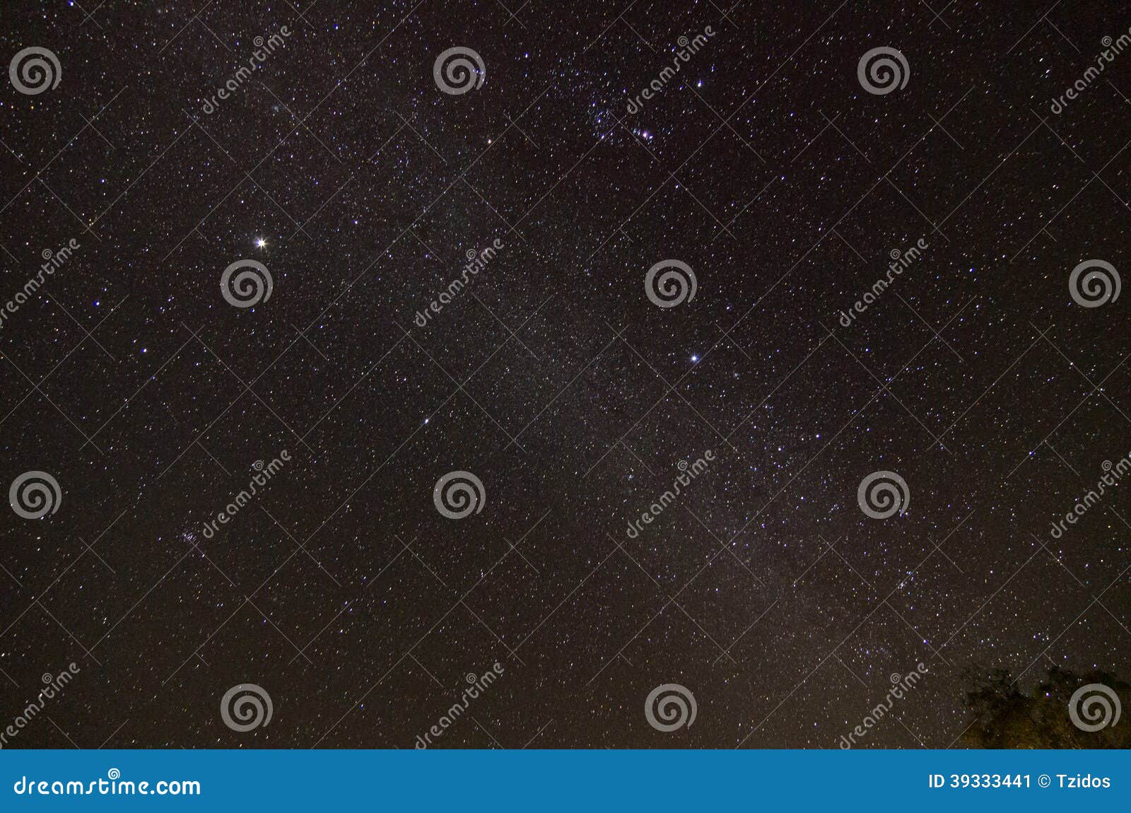Thousand Stars in Space, Real Photography Stock Image - Image of ...