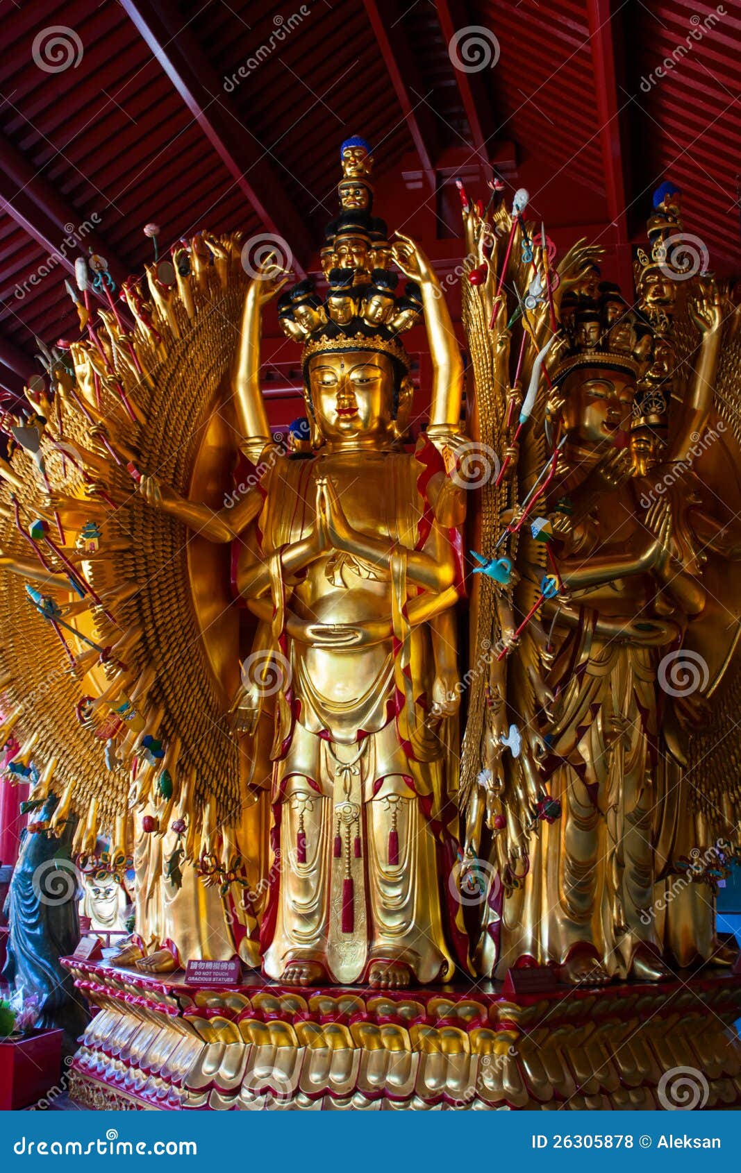 Thousands hands statue stock photo. Image of quan, abundance - 26305878