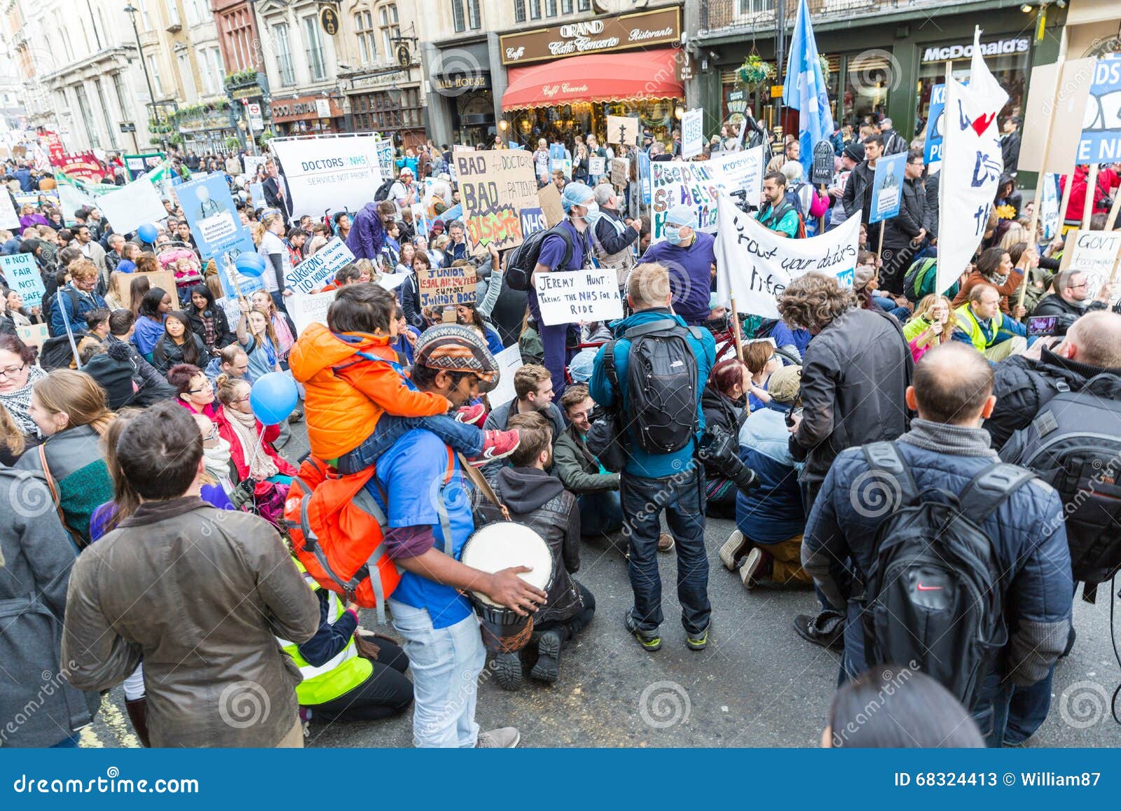 Thousands Junior Doctors Protest in London Editorial Stock Photo ... Thousands Junior Doctors Protest in London Editorial Stock Photo ...