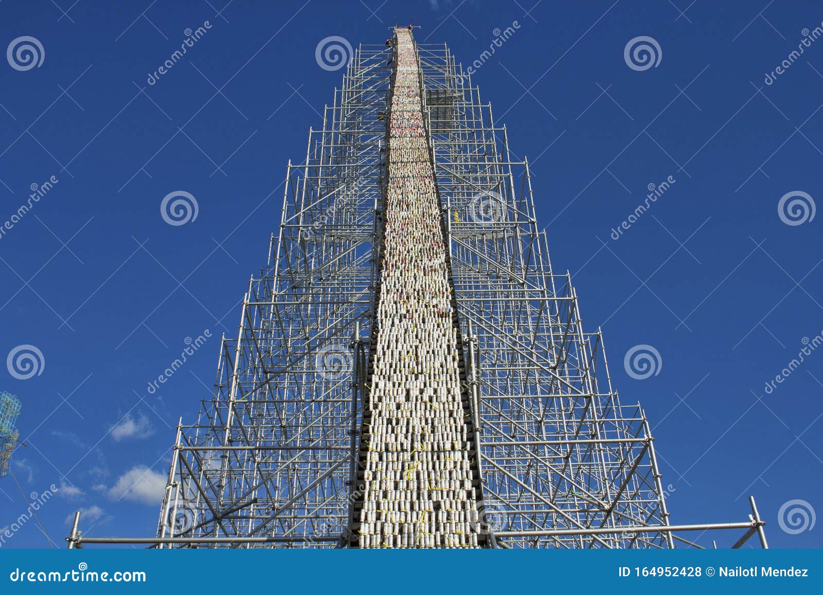 Thousands of Unexploded Fireworks Stacked in a Row Stock Photo - Image ...