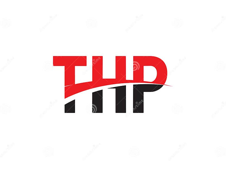 THP Letter Initial Logo Design Vector Illustration Stock Vector ...