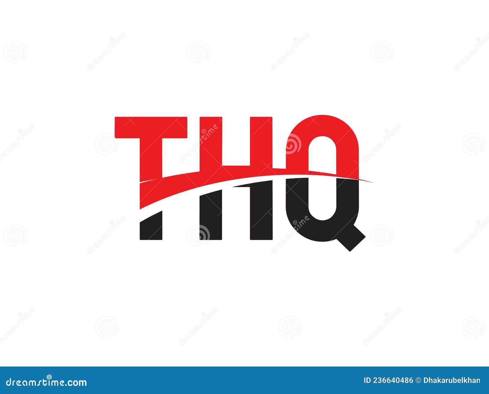 THQ Letter Initial Logo Design Vector Illustration Stock Vector ...