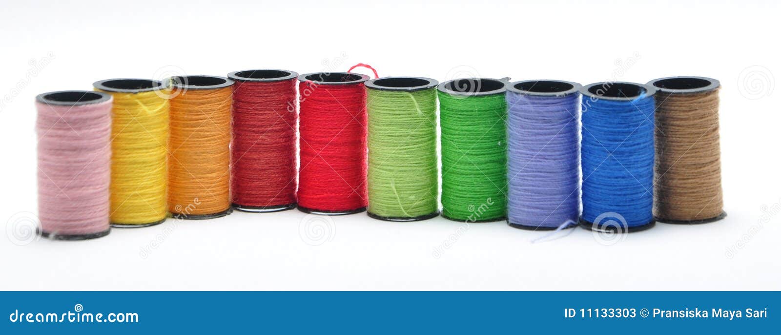Thread stock image. Image of green, spool, threads, sewing - 11133303