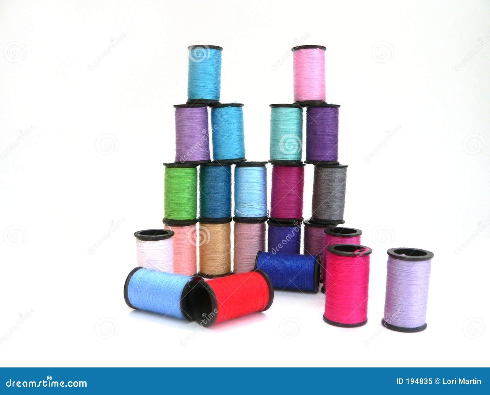 Thread stock image. Image of cotton, clothing, isolated - 194835