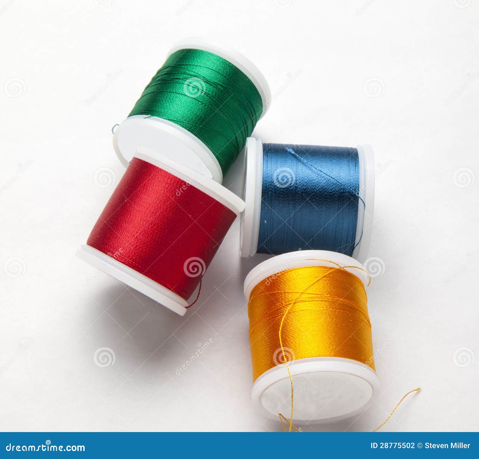 Thread stock photo. Image of fabric, orange, spool, sewing - 28775502