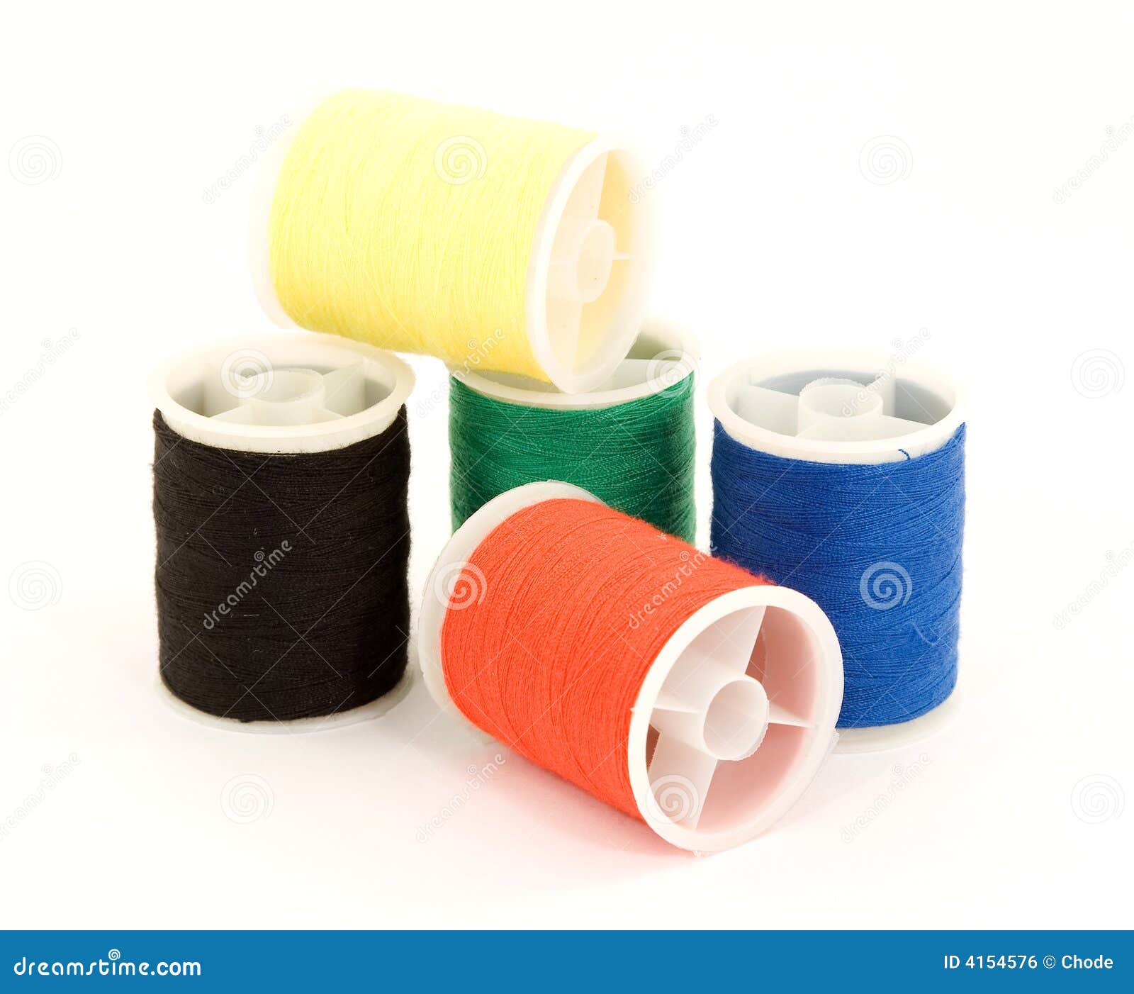 Thread stock photo. Image of housework, isolated, black - 4154576