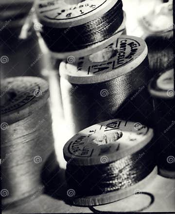 Thread stock photo. Image of handwork, needlework, white - 4692806