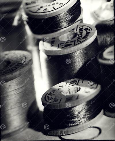 Thread stock photo. Image of handwork, needlework, white - 4692806