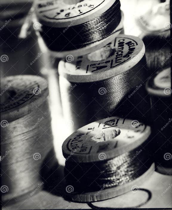 Thread stock photo. Image of handwork, needlework, white - 4692806