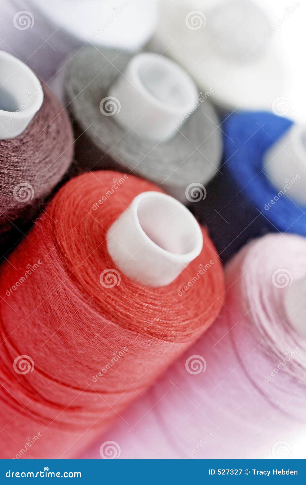 Thread stock image. Image of knot, black, needlework, color - 527327