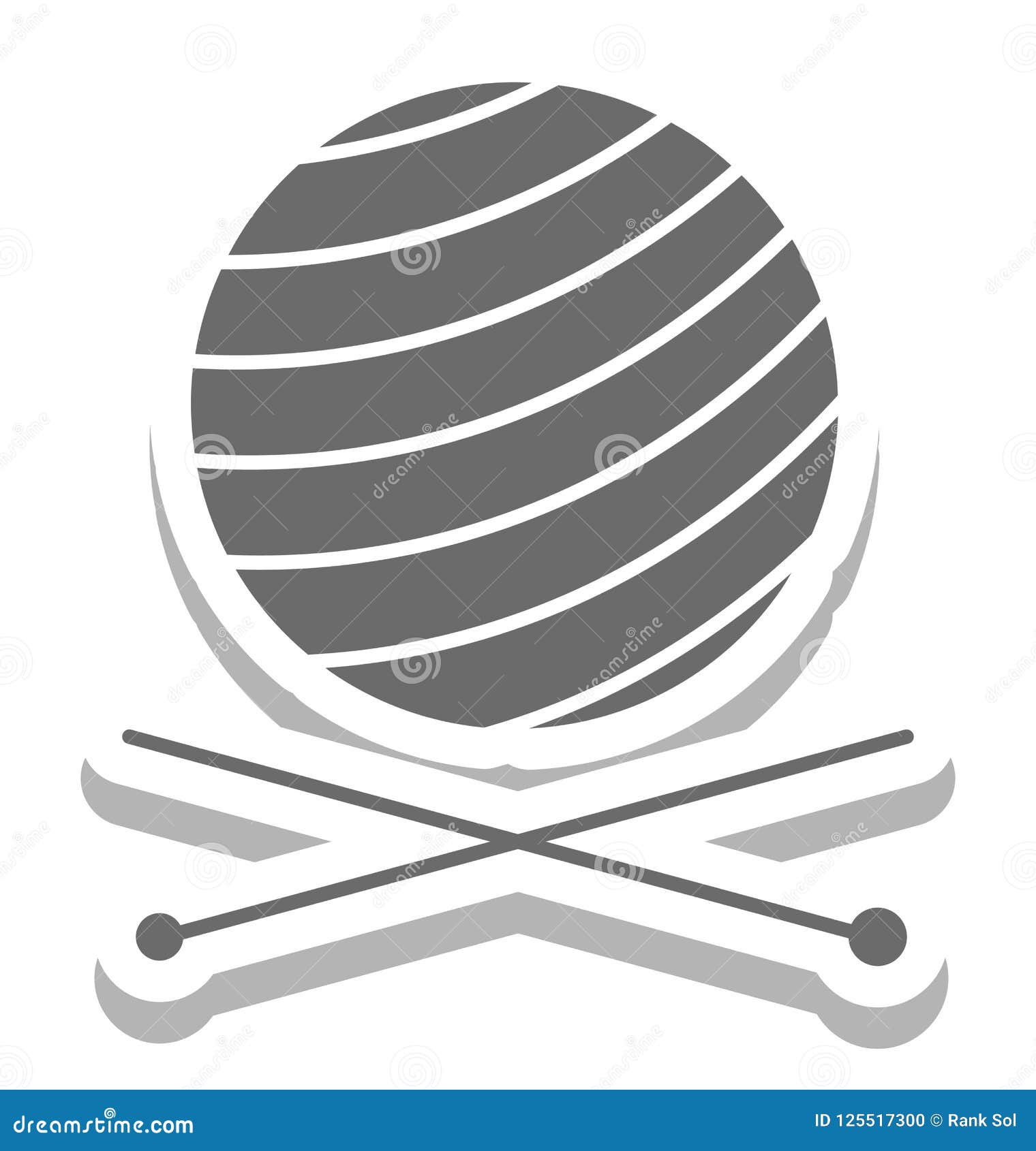 Thread Ball Isolated Vector Icon for Sewing and Tailoring Stock Vector ...