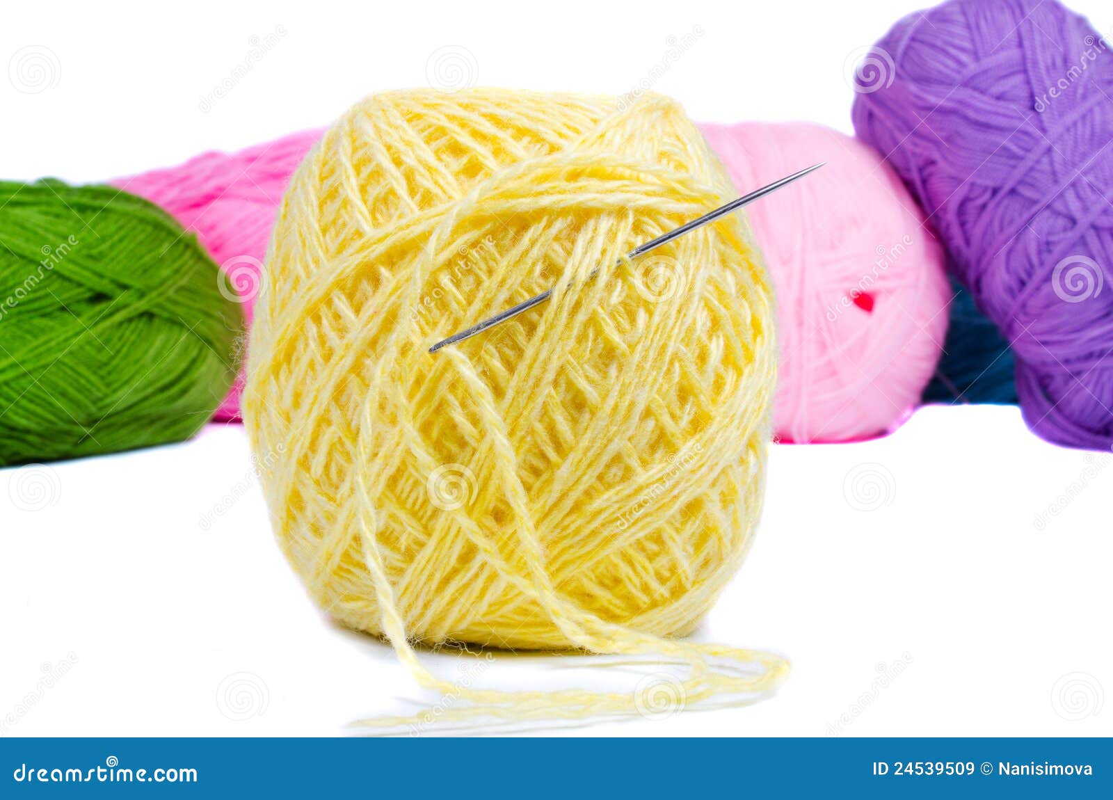 Thread balls stock image. Image of conceptual, fluffy - 24539509
