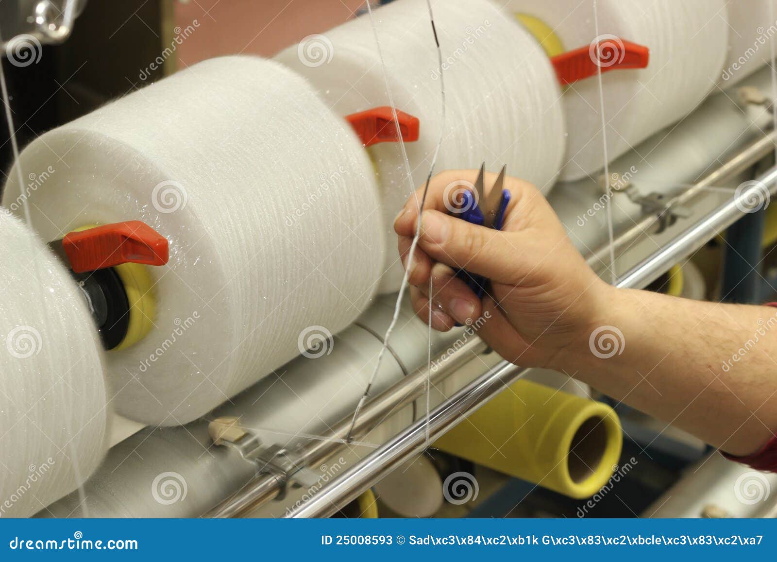 Thread Bobbine stock image. Image of point, manufacture - 25008593
