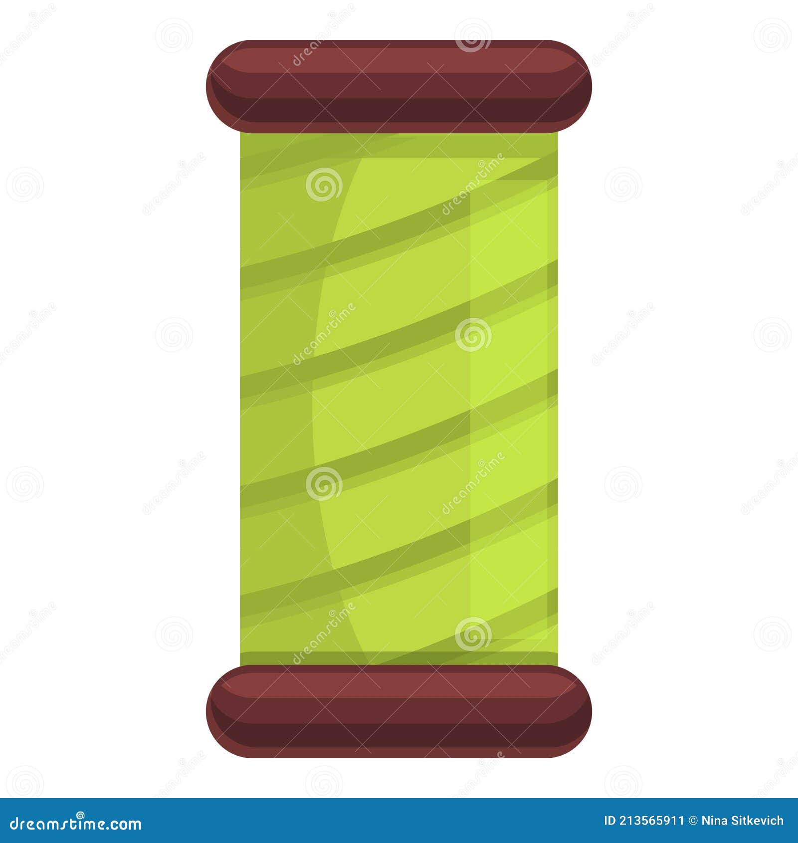 Thread Bobine Icon, Cartoon Style Stock Vector - Illustration of sewing ...