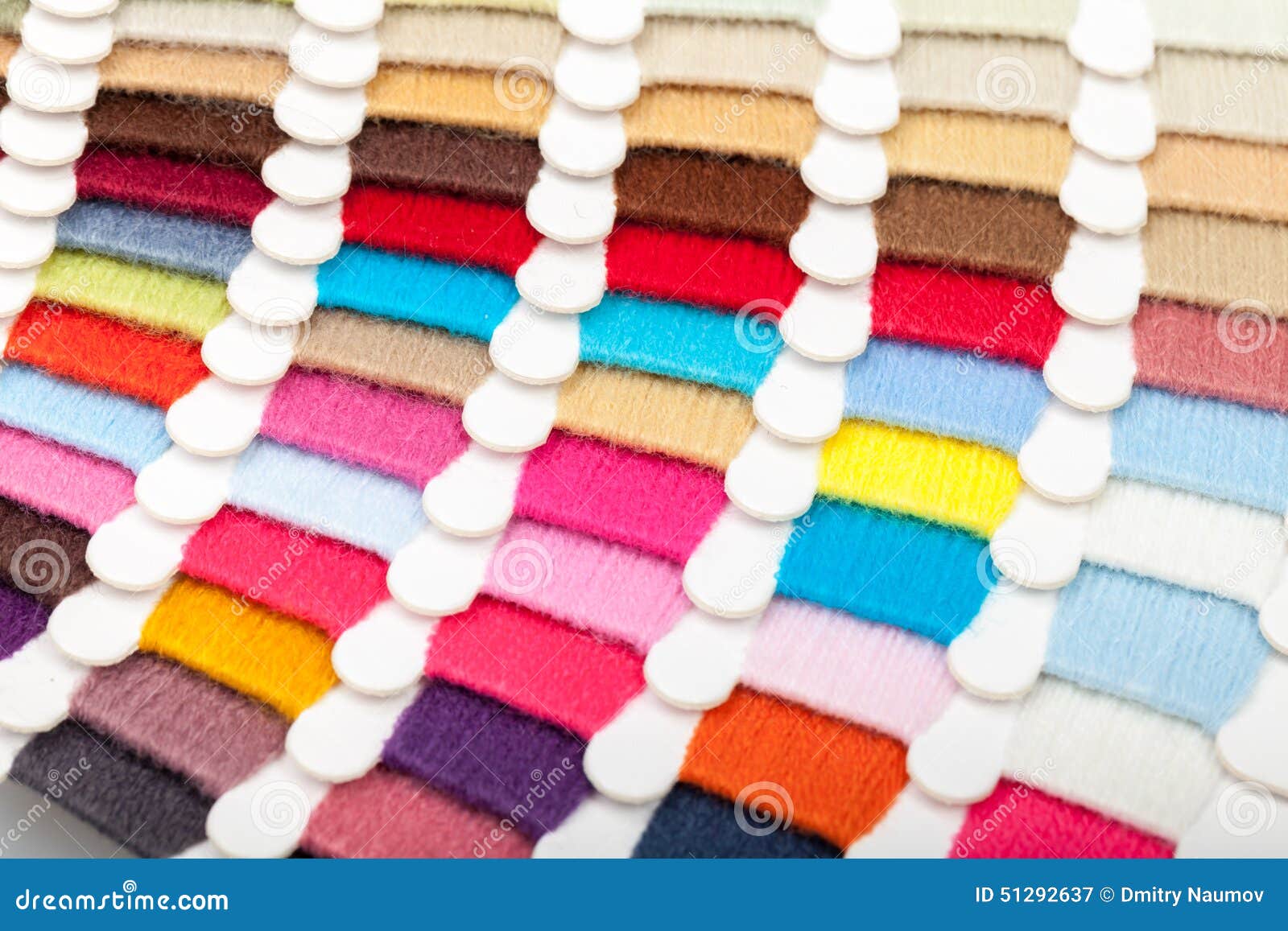 Thread color card stock image. Image of clothing, catalogue - 51292637