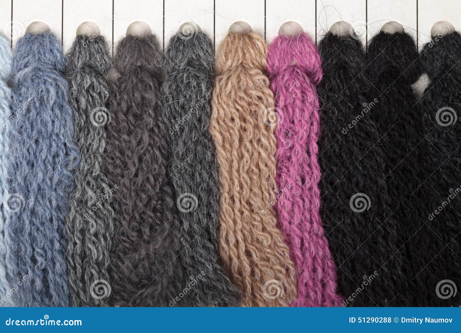 Thread color samples stock photo. Image of sewing, multi - 51290288