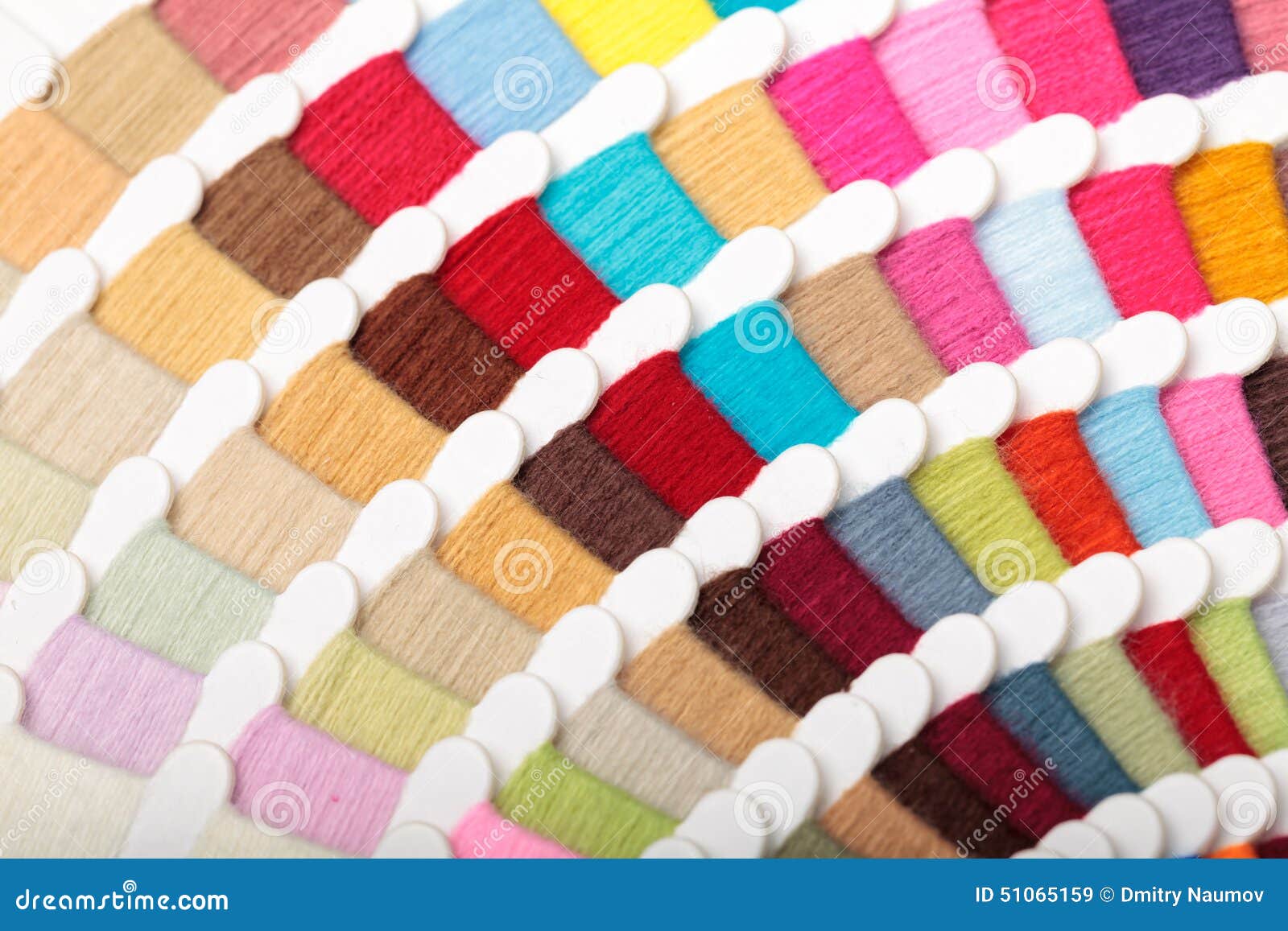 Thread color swatches stock image. Image of manufacturing - 51065159
