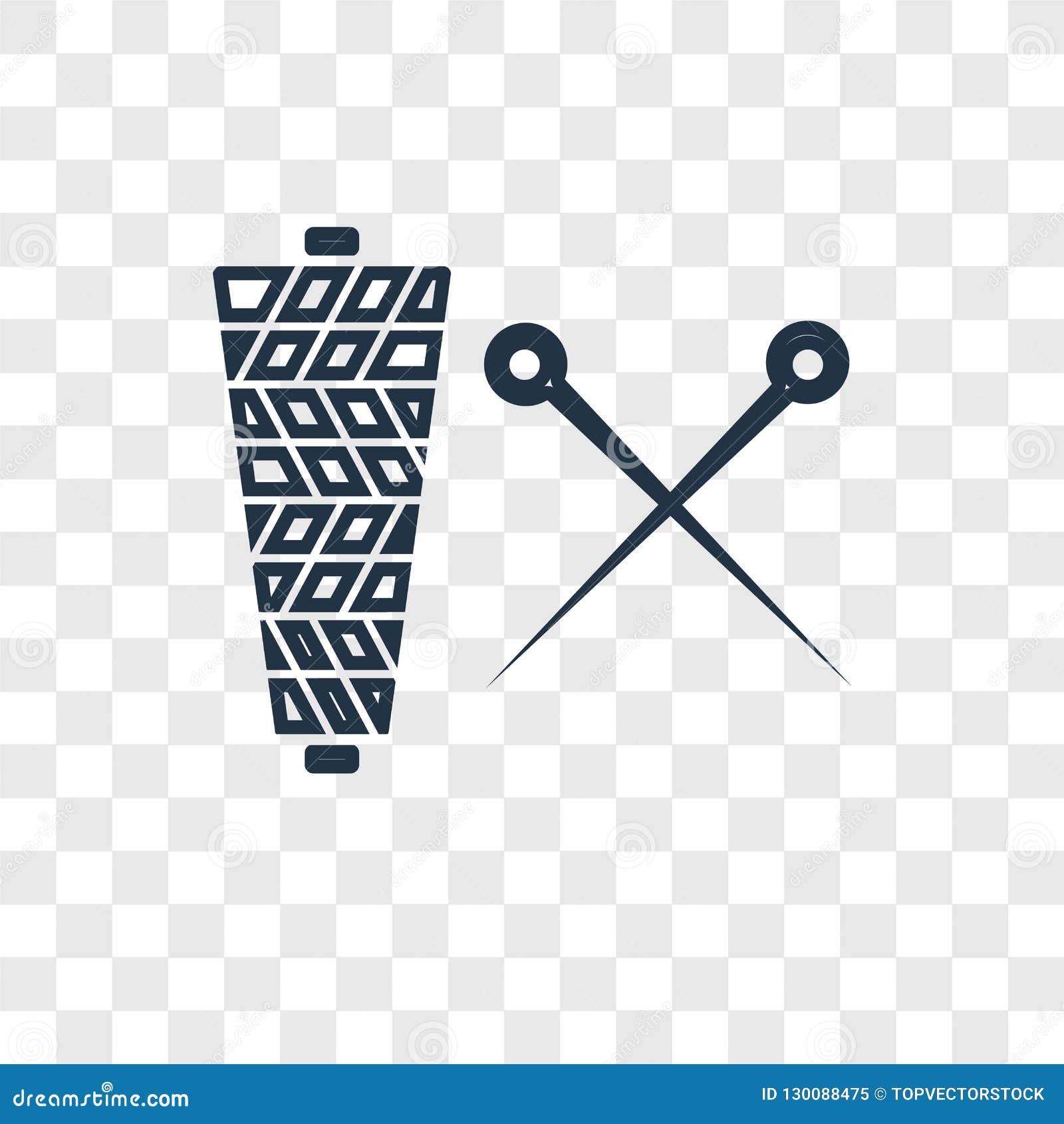 Thread Concept Vector Linear Icon Isolated on Transparent Background ...