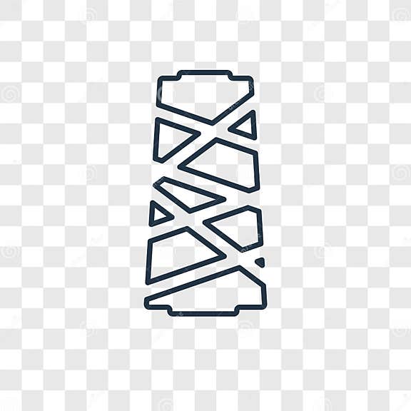 Thread Concept Vector Linear Icon Isolated on Transparent Background ...