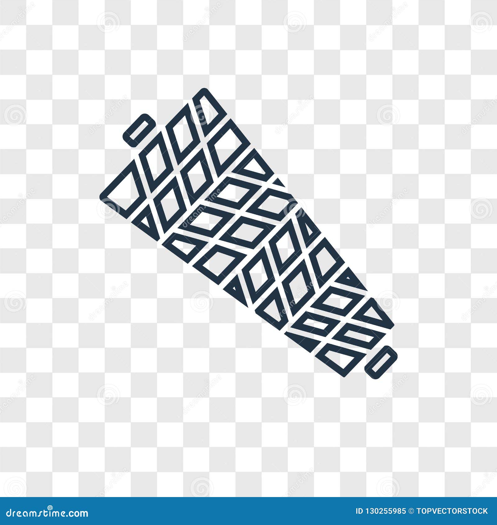 Thread Concept Vector Linear Icon Isolated on Transparent Background ...