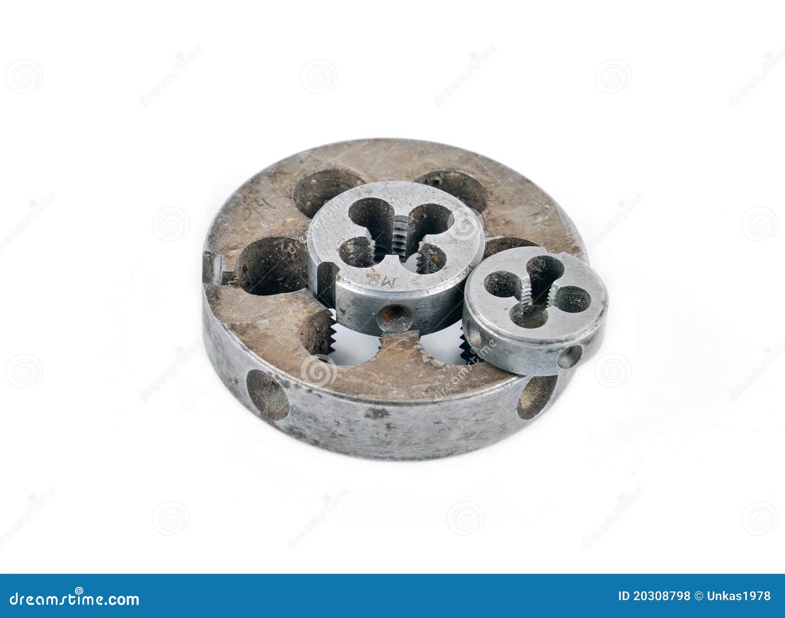 Thread cutting die stock photo. Image of industrial, repairing - 20308798