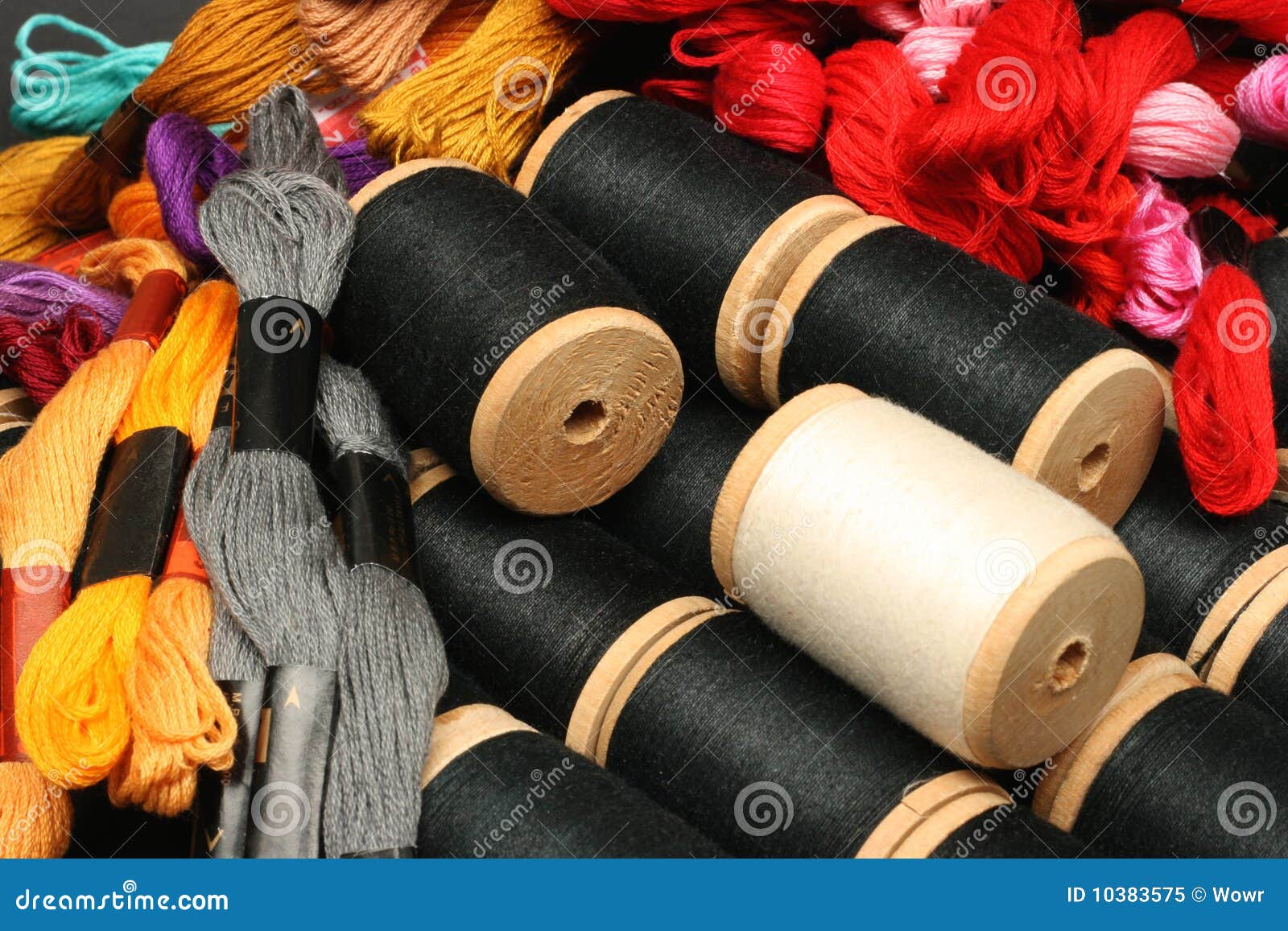 Thread for embroidery 4 stock image. Image of variation - 10383575