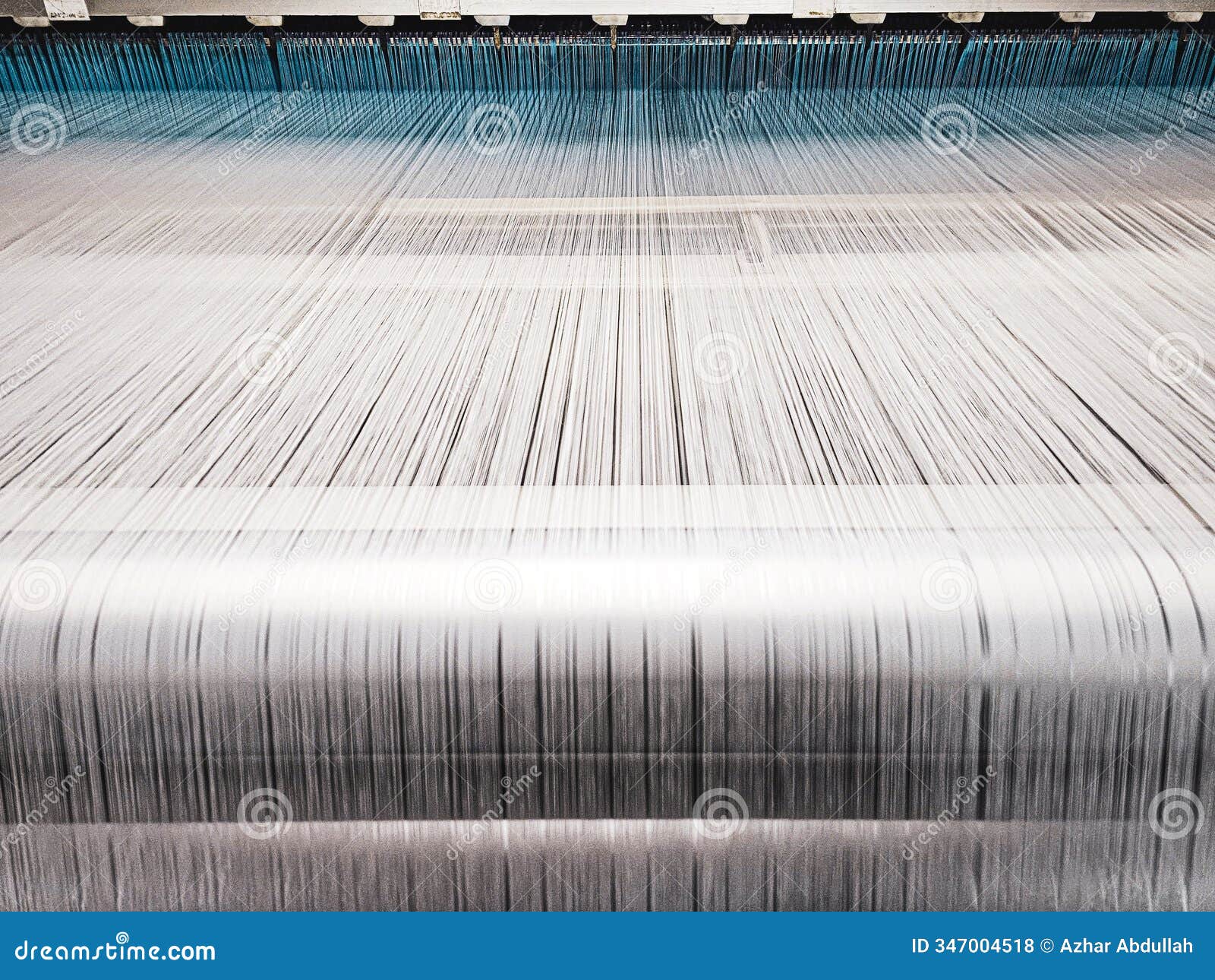 Thread Flow on a Weaving Machine Stock Photo - Image of advanced ...