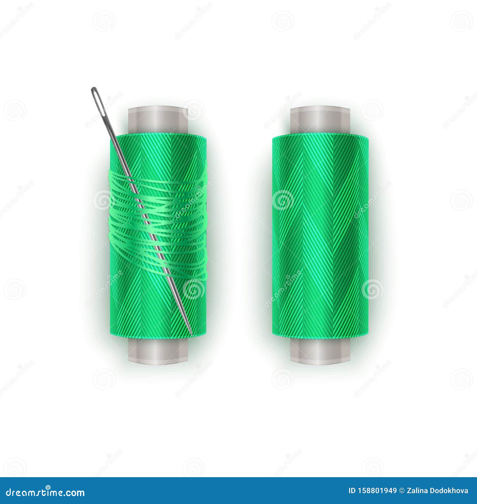 Spool Thread Realistic Stock Illustrations – 186 Spool Thread Realistic ...