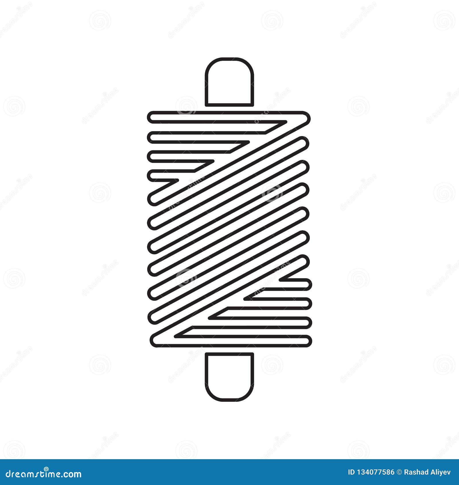 Thread Icon. Element of Cyber Security for Mobile Concept and Web Apps ...