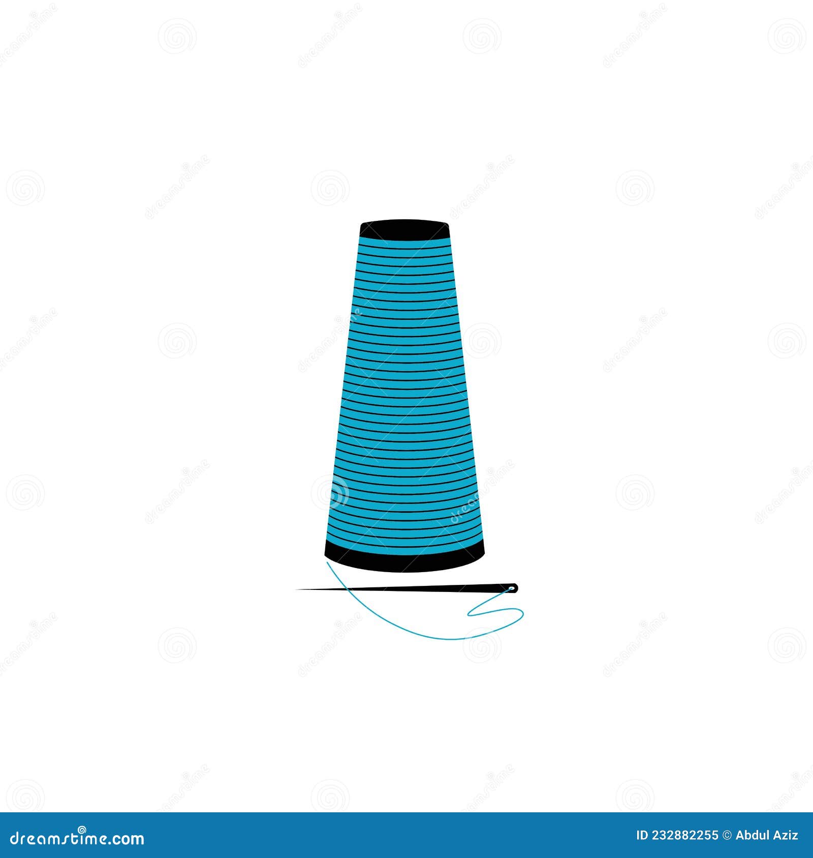 Thread icon logo vector stock illustration. Illustration of black ...