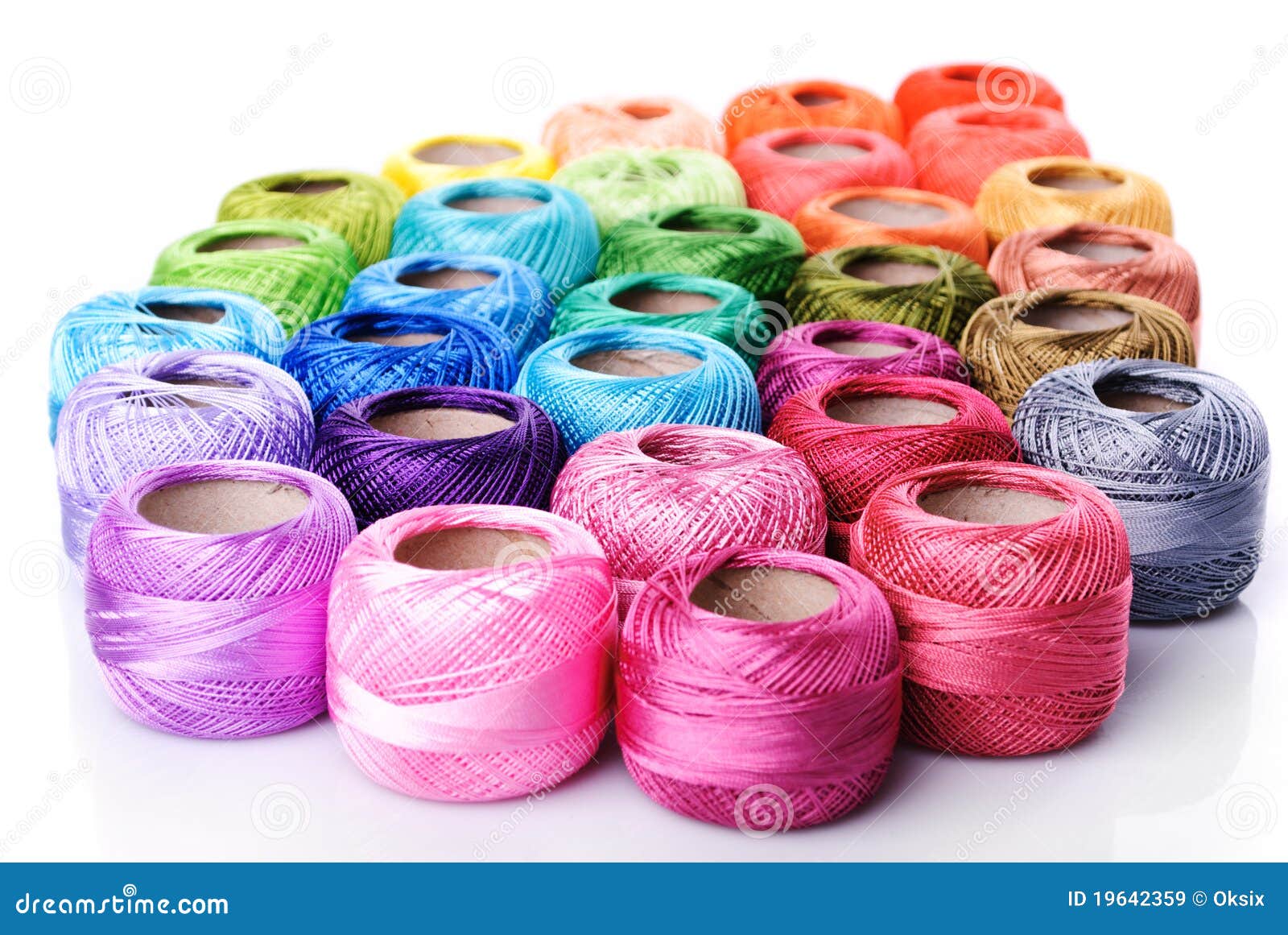 Thread isolated stock image. Image of multi, isolated - 19642359