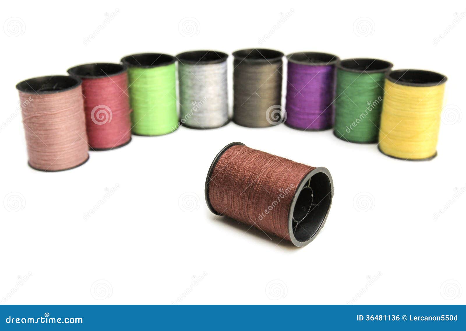 Thread isolated stock photo. Image of textile, closeup - 36481136