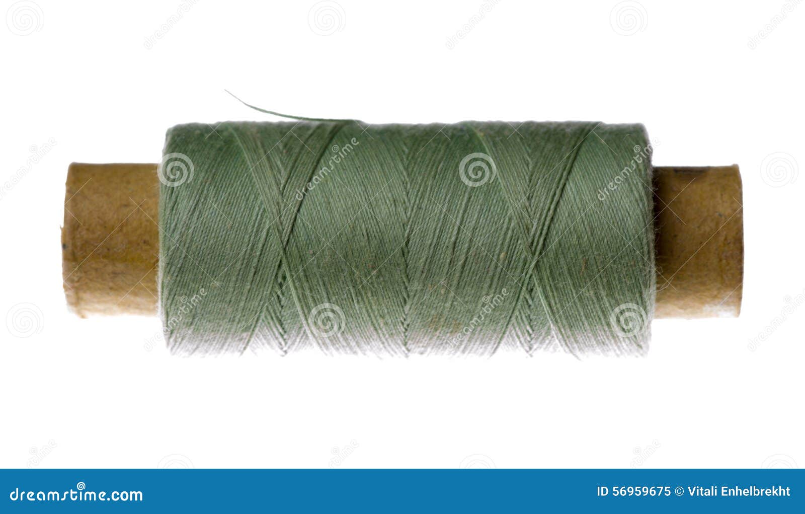 Thread Isolated on a White Background Stock Image - Image of spool ...