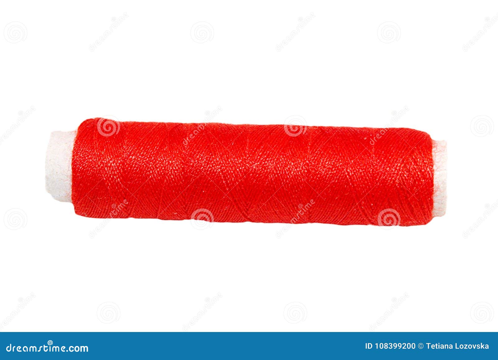 Thread Isolated on White Background Stock Photo - Image of soft, circle ...