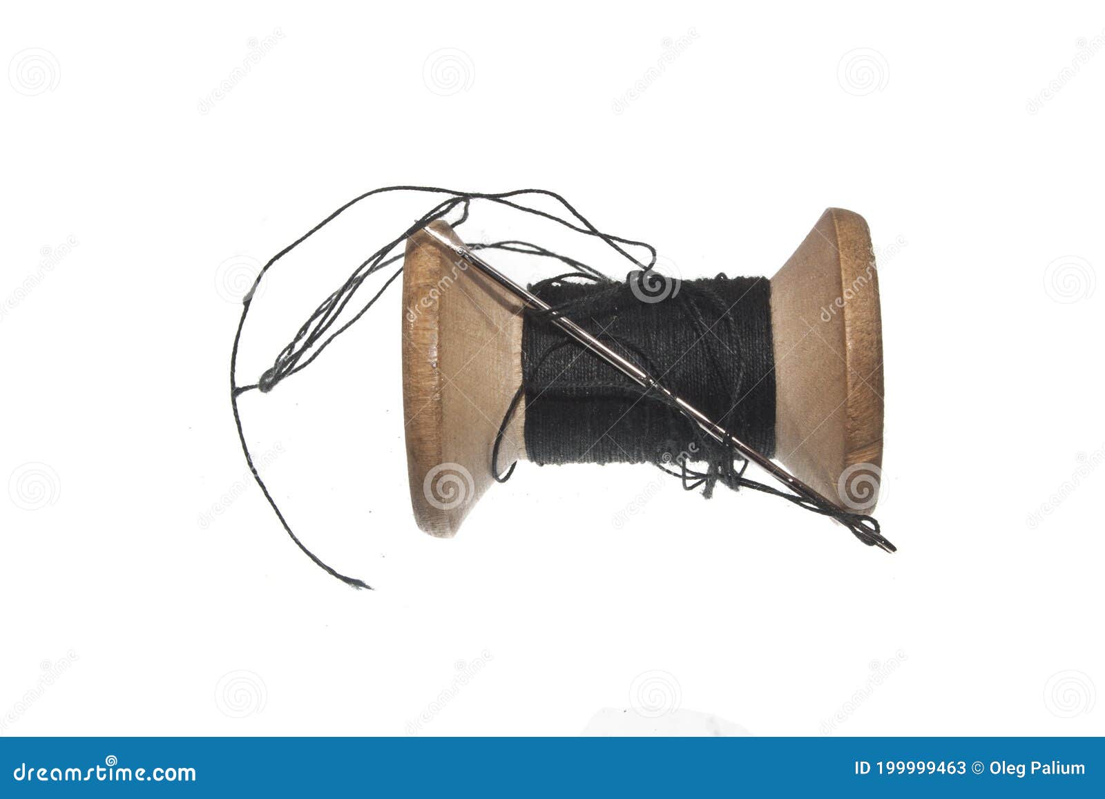 Thread Isolated on White Background Stock Image - Image of hobby ...