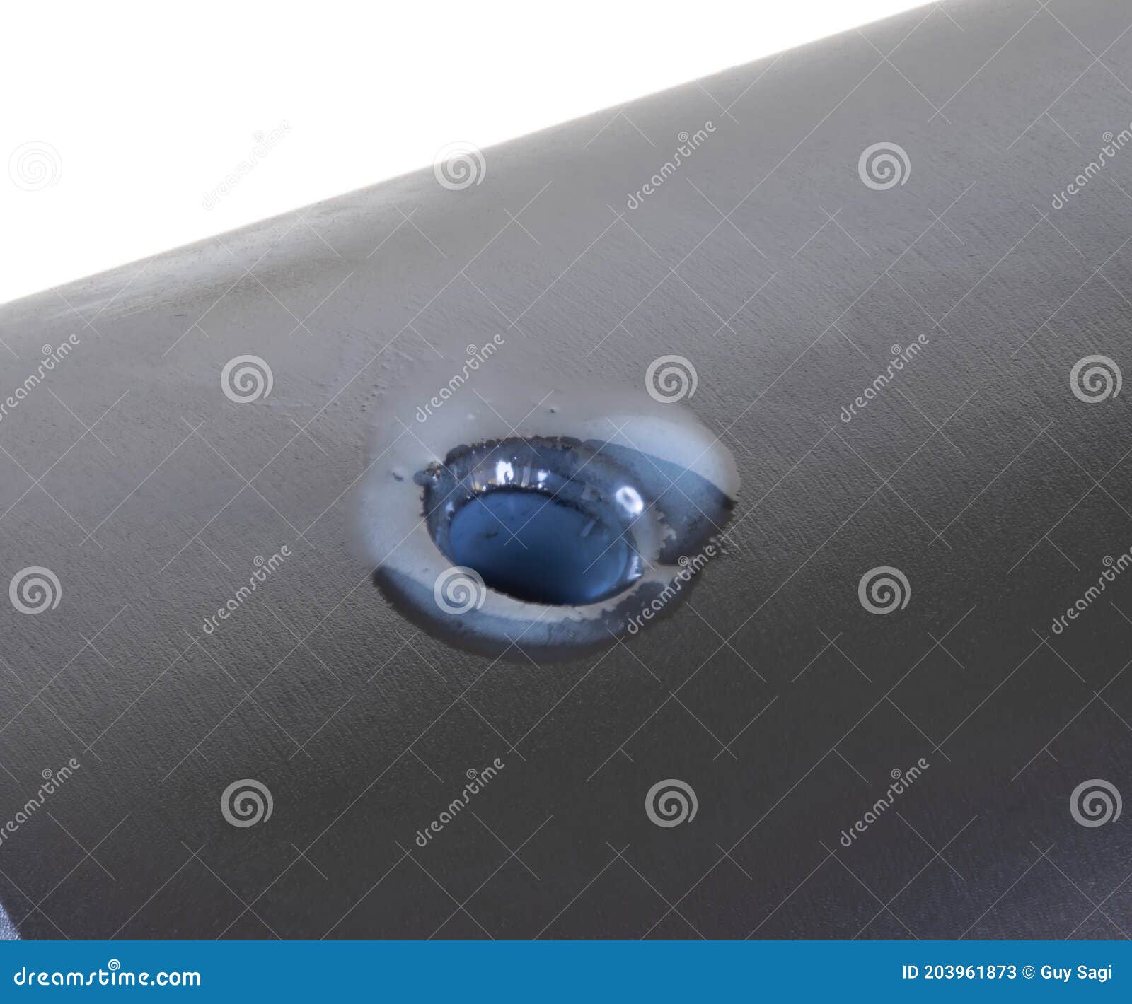 Thread Locking Compound in a Rifle Receiver Hole Stock Image - Image of ...