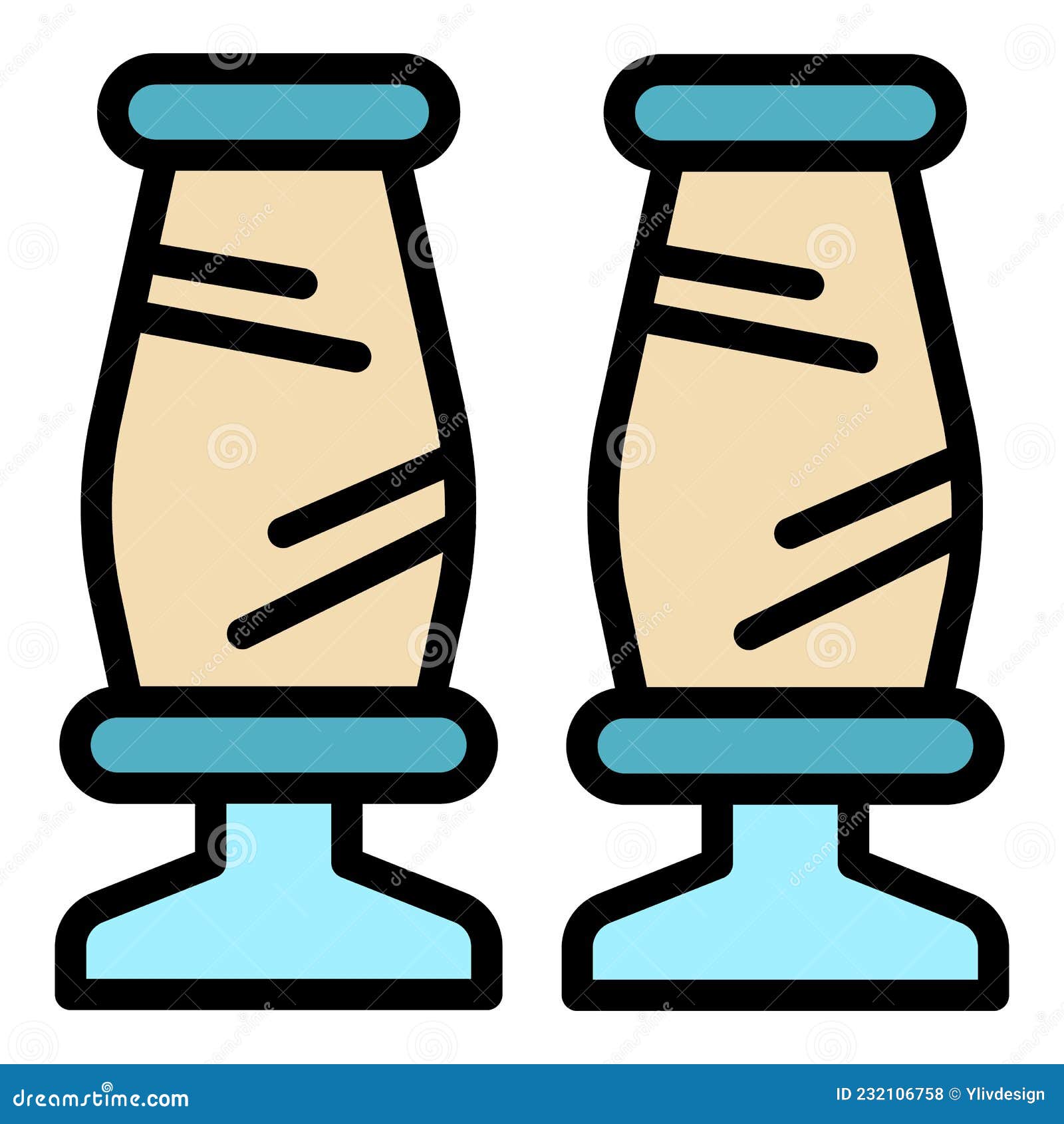 Thread Loom Icon Color Outline Vector Stock Vector - Illustration of ...